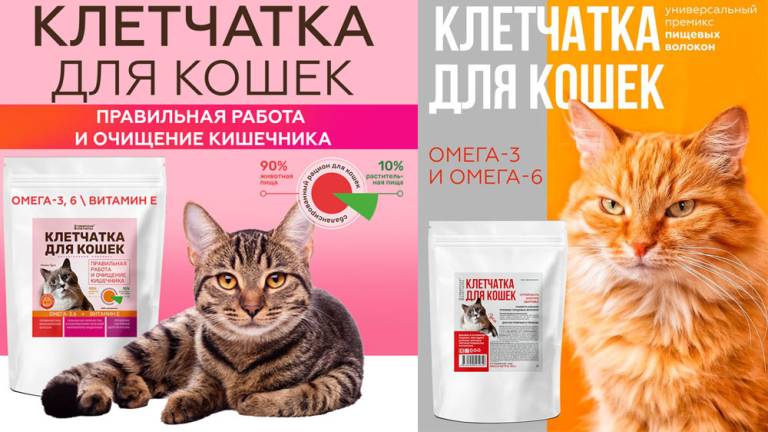 Клетчатка для кошек: в каких продуктах, корм с высоким содержанием